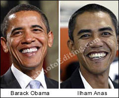 Free photo editing: Colour / exposure correction on Obama look-alike ...